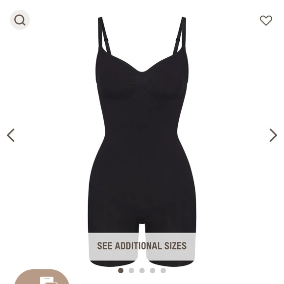 SKIMS | Tops | Skims Mid Thigh Bodysuit | Poshmark